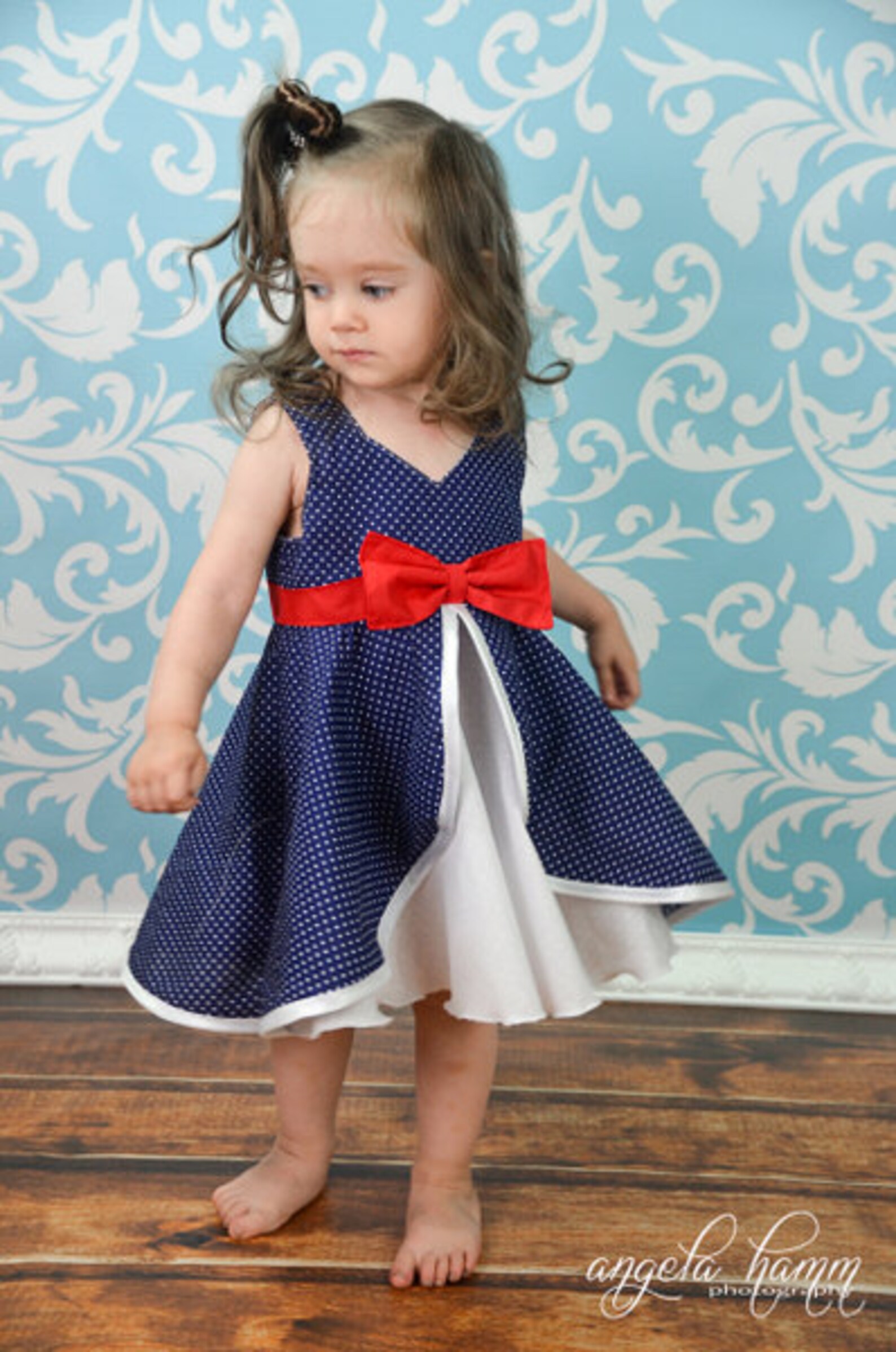 Kinley's Cascading Flounce Top & Dress. PDF Sewing Pattern - Etsy