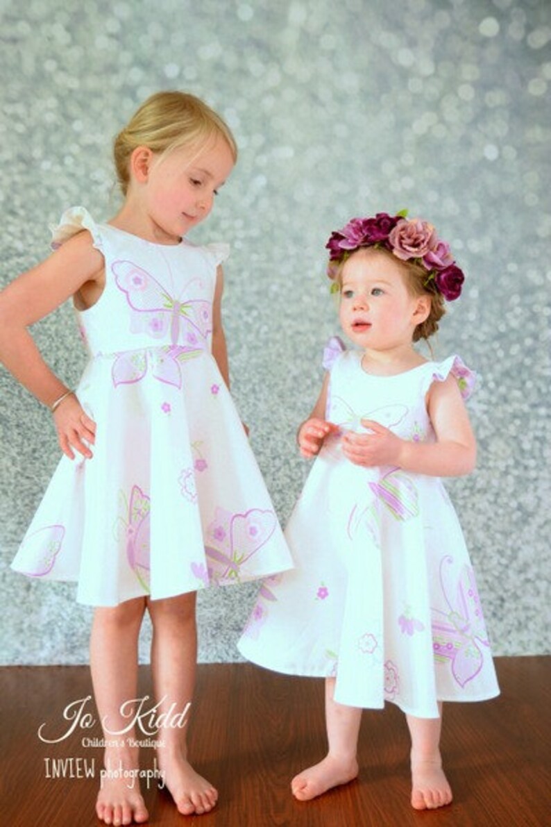 Baby Ayda's V Back Peplum Top & Dress. PDF Sewing Pattern - Etsy