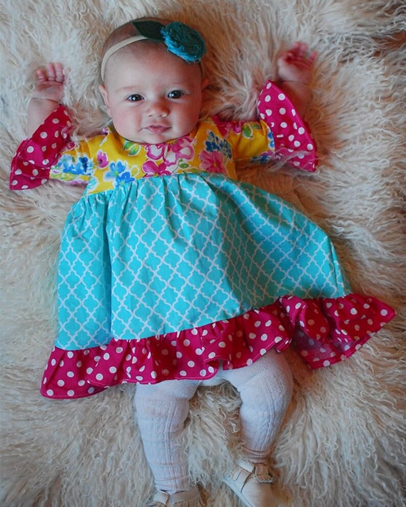 Baby Patricia's Boho High Low Top & Dress. PDF Sewing - Etsy