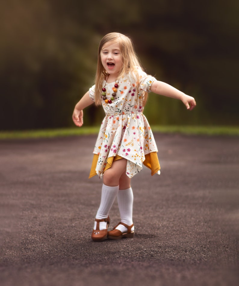 Harriet's Handkerchief Tunic & Dress for Girls Toddlers Sizes 2t-12 ...