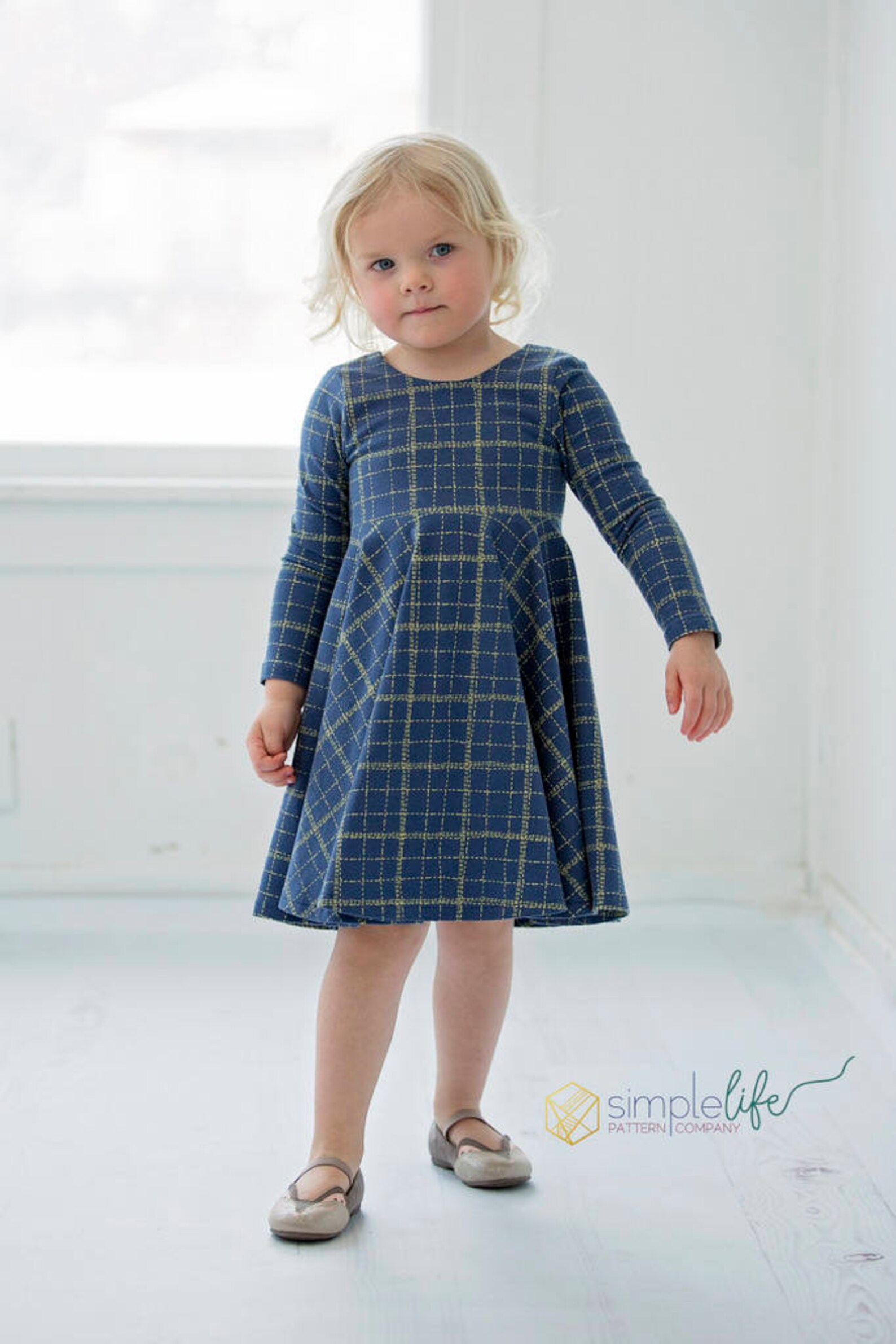 KNIT Version Ayda's V Back Peplum & Dress. PDF Sewing Pattern for ...
