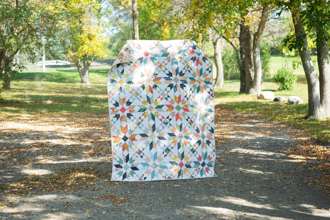 Radiant Roads Quilt Pattern | Downloadable PDF Quilting Tutorial. - Etsy
