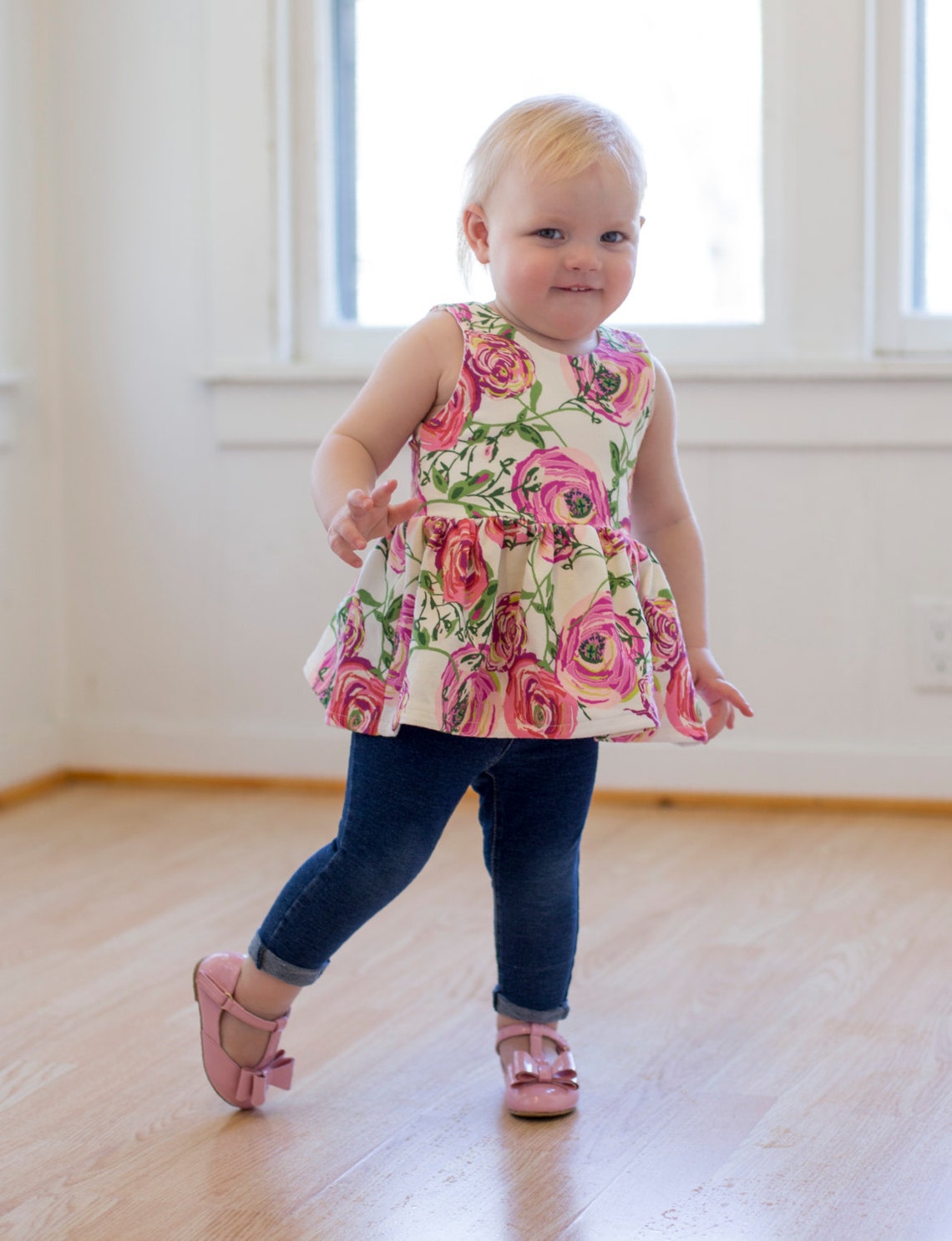 Baby Adelyn's Scoop Back Knit/ Woven Tunic and Dress. PDF - Etsy