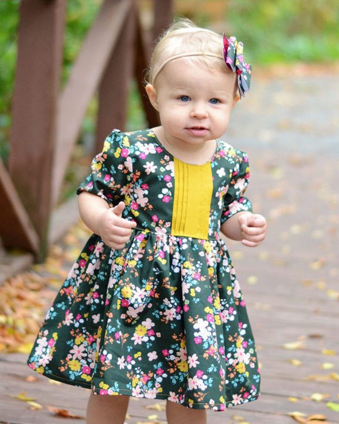 Baby Helena's Button Back Top & Dress PDF Sewing Pattern for Baby Sizes ...