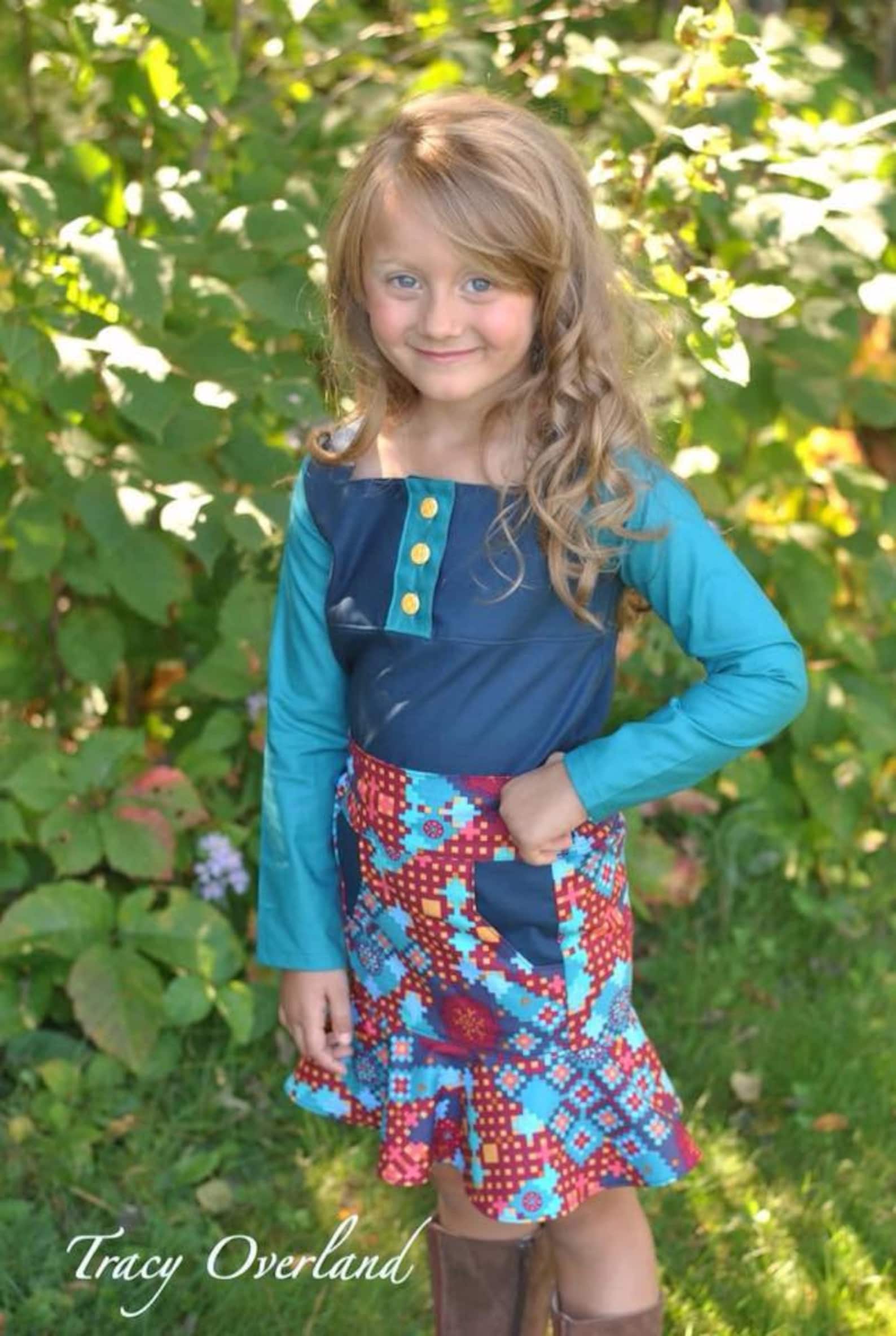 Penny's Pencil & Flounce Skirt . PDF Sewing Pattern for - Etsy