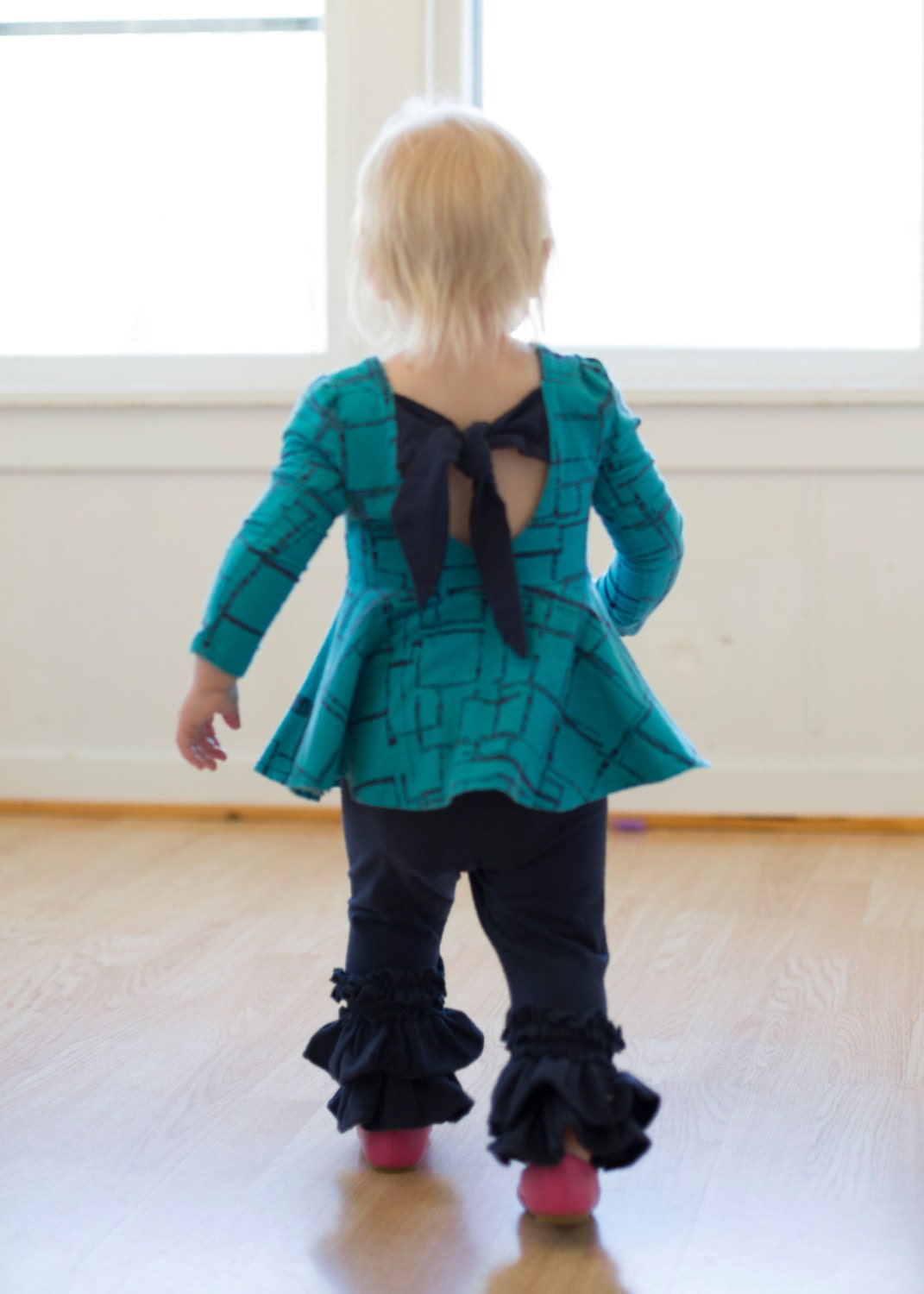 Baby Adelyn's Scoop Back Knit/ Woven Tunic and Dress. PDF - Etsy