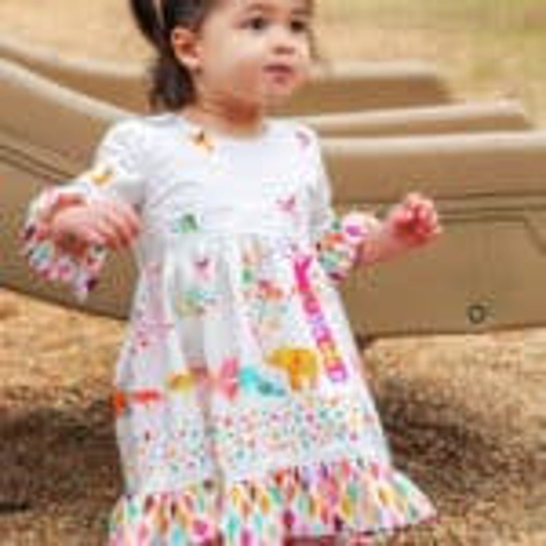 Baby Patricia's Boho High Low Top & Dress. PDF sewing | Etsy