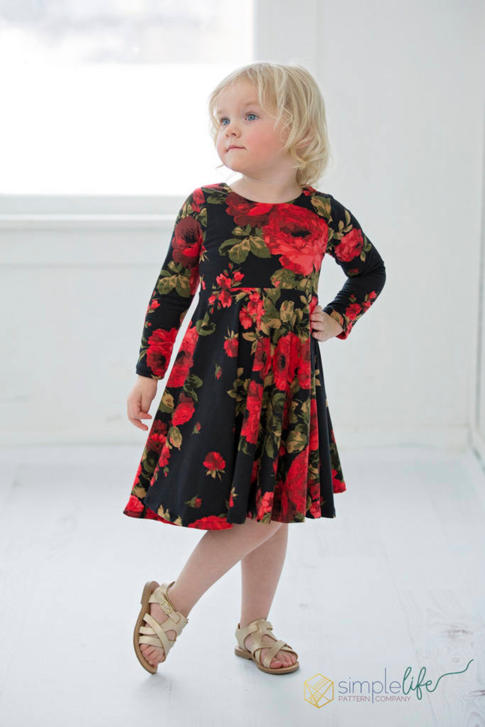 KNIT Version Ayda's V Back Peplum & Dress. PDF Sewing Pattern for ...