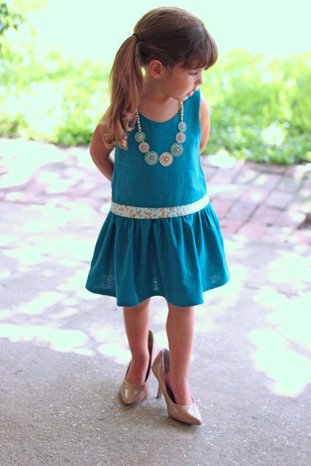 Hailey's Drop Waist Top and Dress. PDF Sewing Patterns for - Etsy Australia