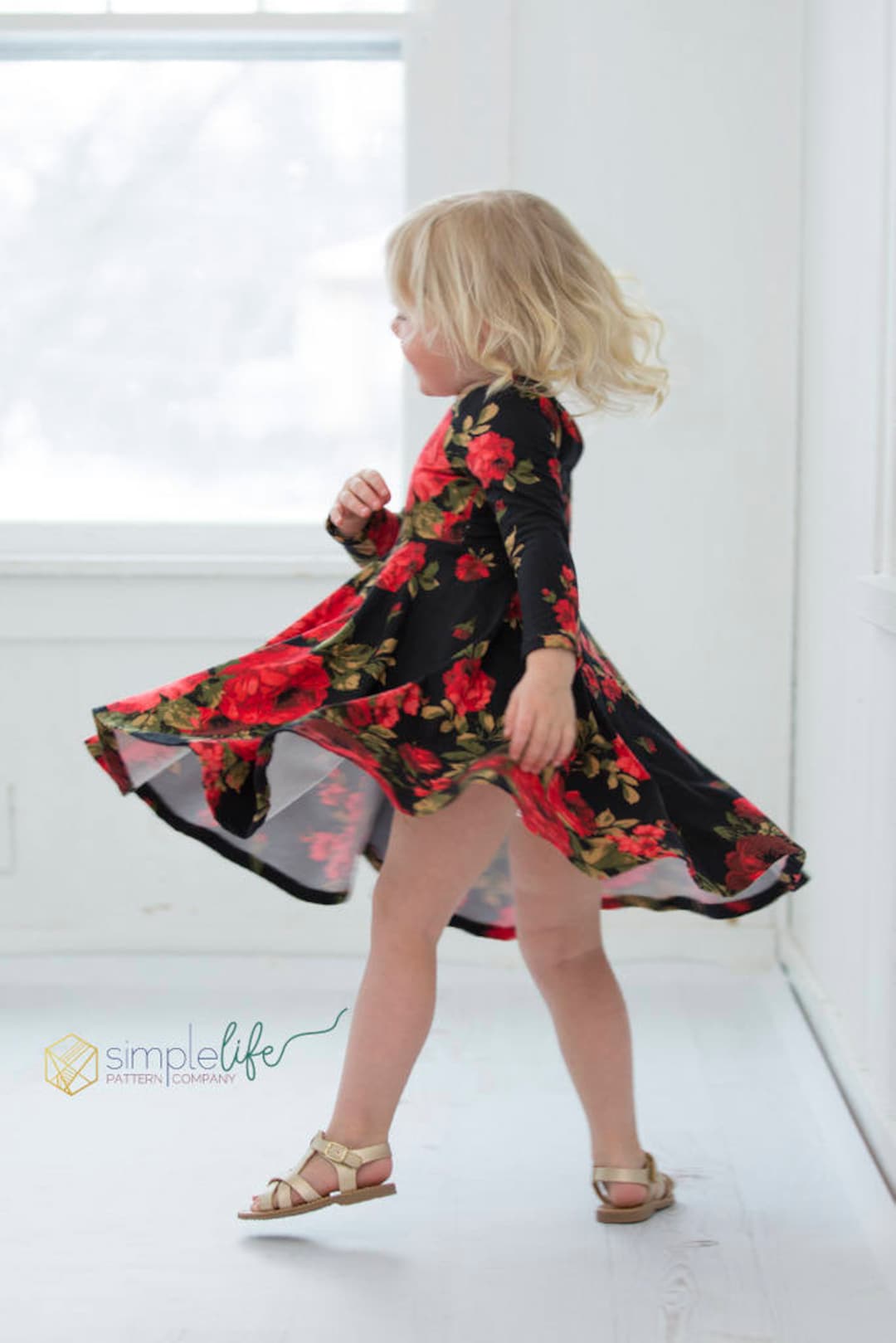 KNIT Version Ayda's V Back Peplum & Dress. PDF Sewing Pattern for ...