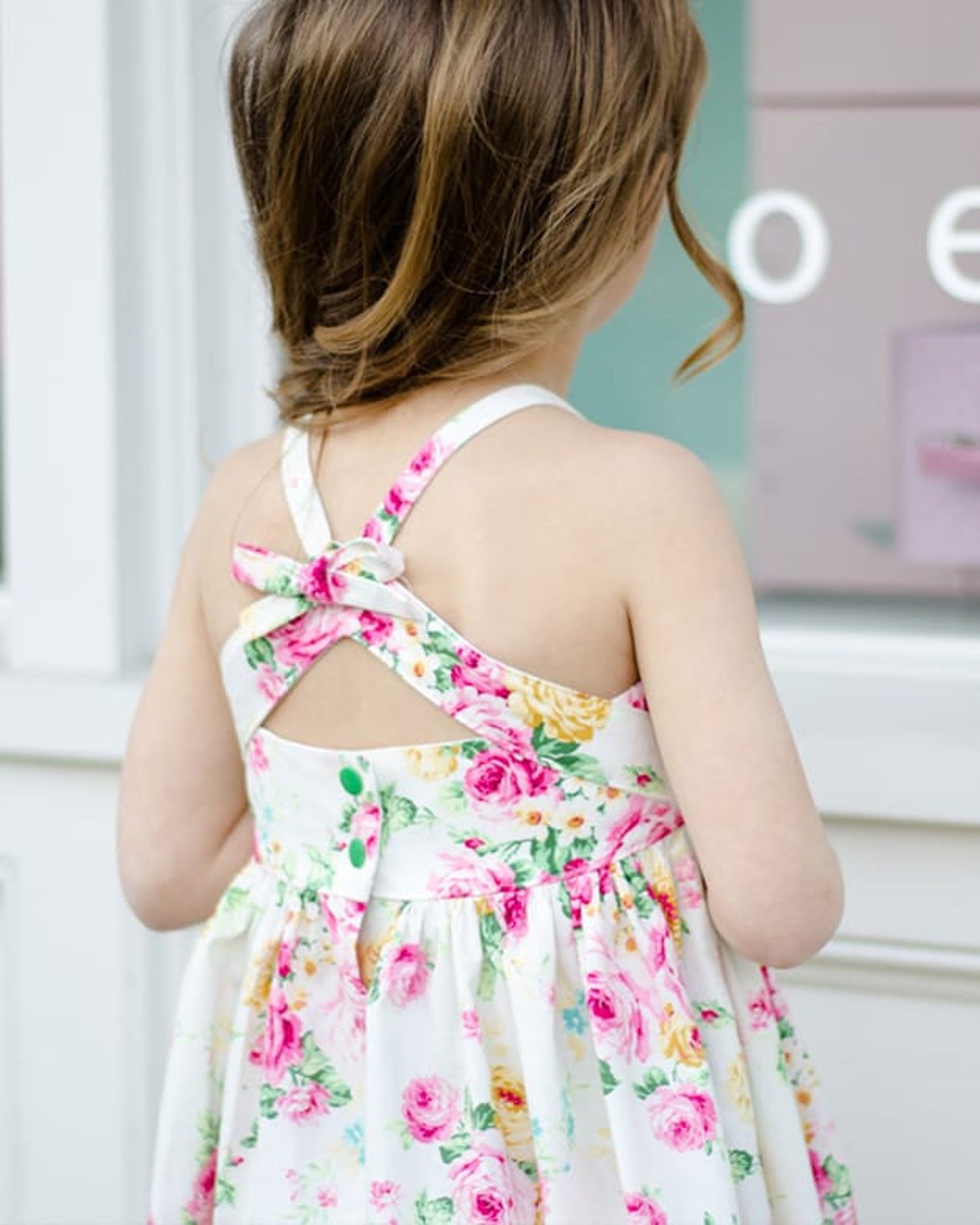 Callie's Tie Back Top & Dress. Downloadable PDF Sewing Pattern for ...