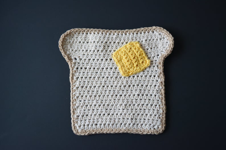 PATTERN Crochet Toast Dishcloth - Digital Download - Etsy