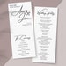 Customizable Wedding Program Template | Canva Template | Easy-to-edit ...