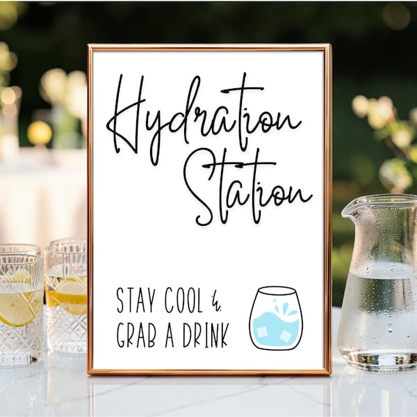 Water Station Sign - Etsy