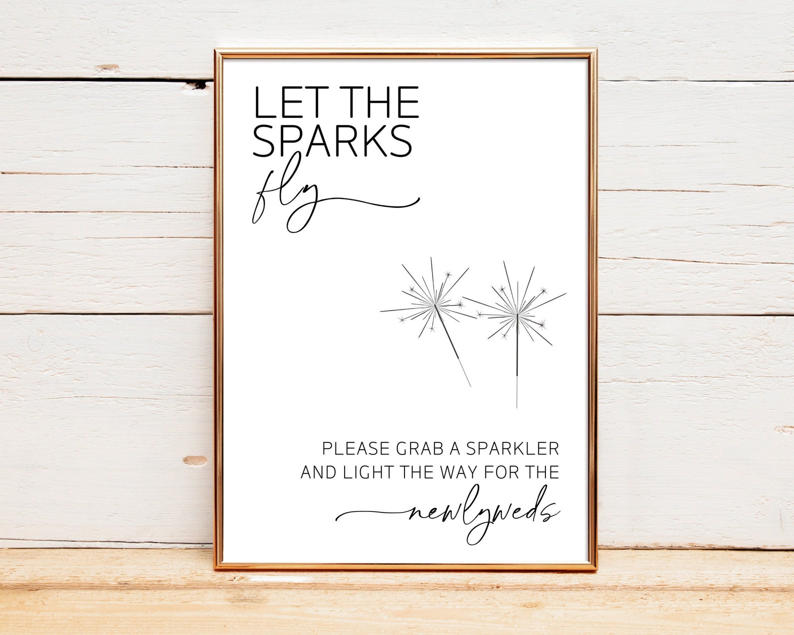 Printable Sparklers Sign, Wedding Send off Sign, Printable Wedding Sign ...