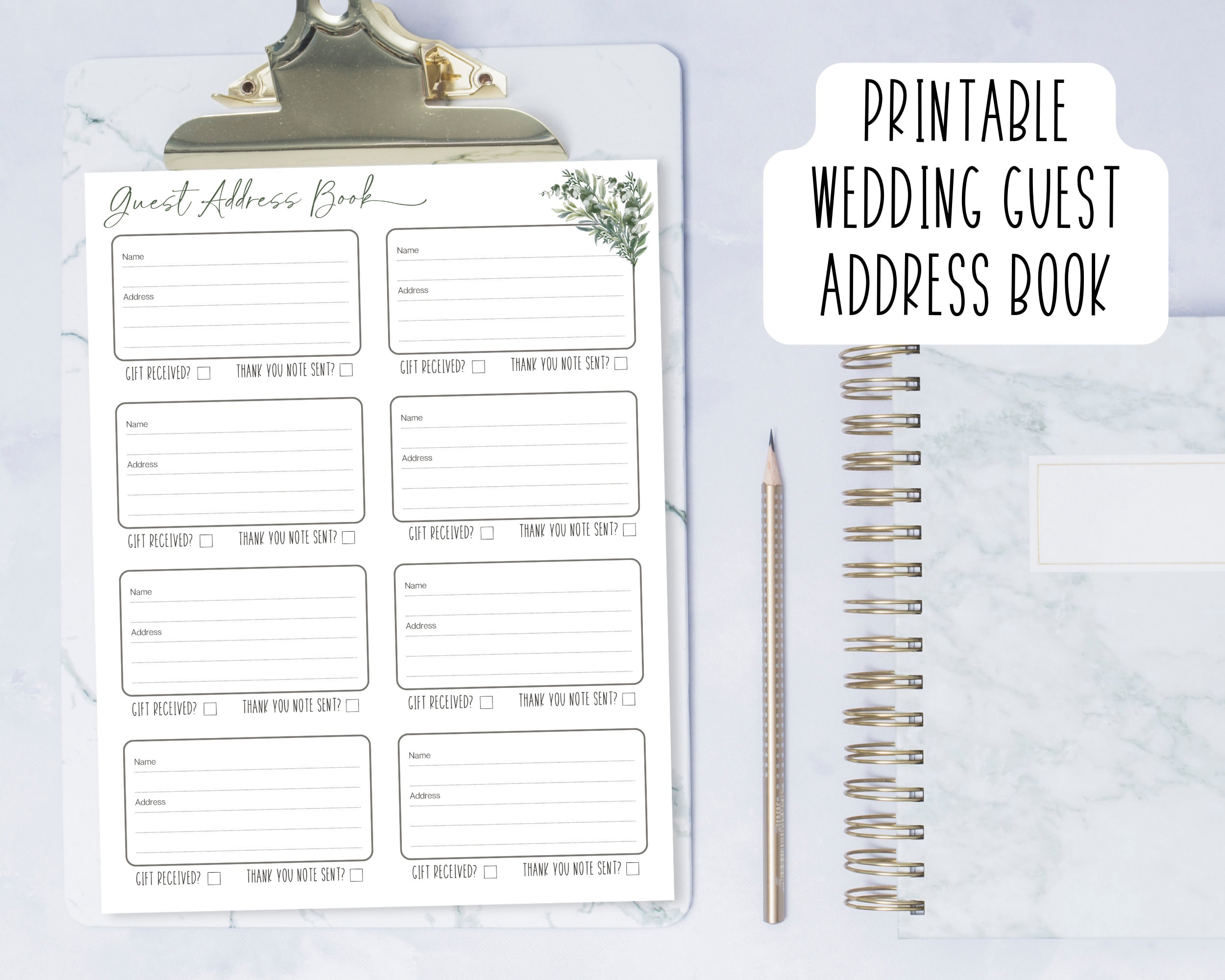 Wedding address book 60 photos - Astyledwedding.com