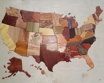 Wood Map,sign,inspirational,fun,shop Sign,art,home,office,hardwood ...