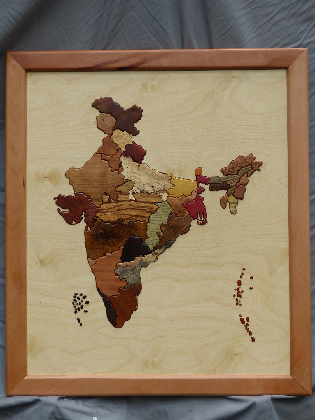 Wood Intarsia,india,art,home,office,hardwood,exotic Wood,carving,wood ...