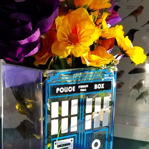 Personalized British Police Box Wedding & Event Table Center Piece ...