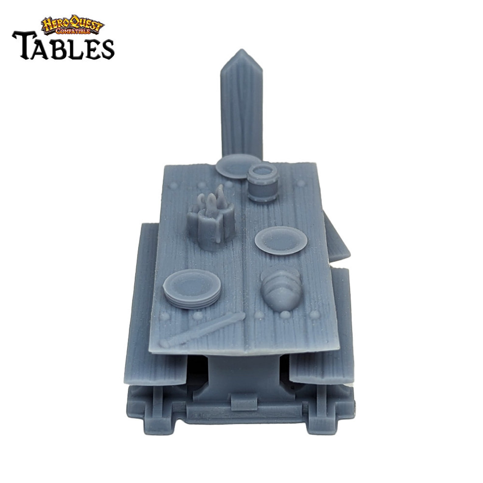 25mm Guards Feasting Table Heroquest Compatible Terrain Miniature ...