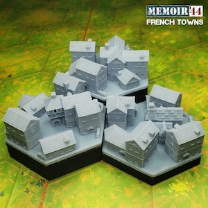 World War 2 European Towns | Set of 3 15mm, 1/72, 6mm, French World War ...