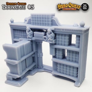25mm Bookcase #5 Hidden Secrets Heroquest Compatible Scenery ...