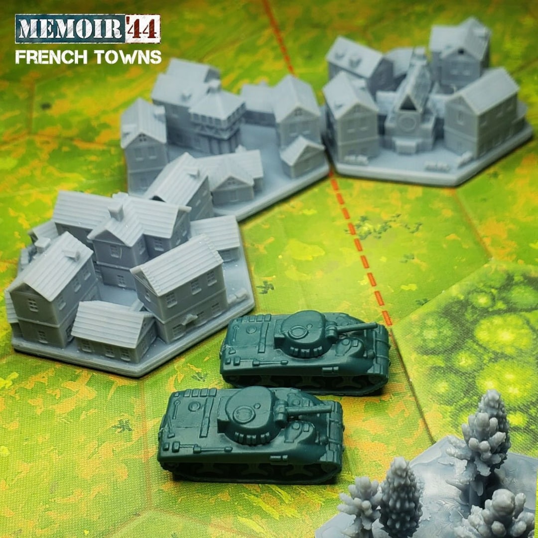 World War 2 European Towns | Set of 3 15mm, 1/72, 6mm, French World War ...