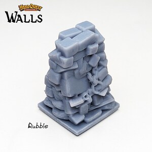 Heroquest Blocked Walls 25mm Compatible HD Dungeon Terrain Miniature ...