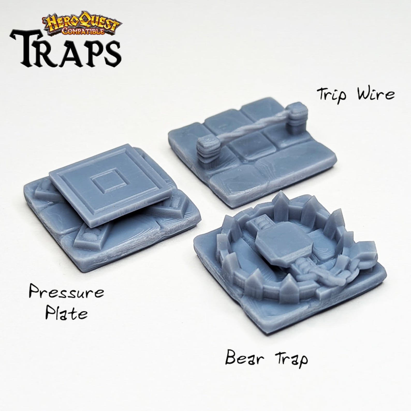 25mm Traps Heroquest Compatible Floor/wall HD Dungeon Terrain Miniature Dungeons & Dragons ...