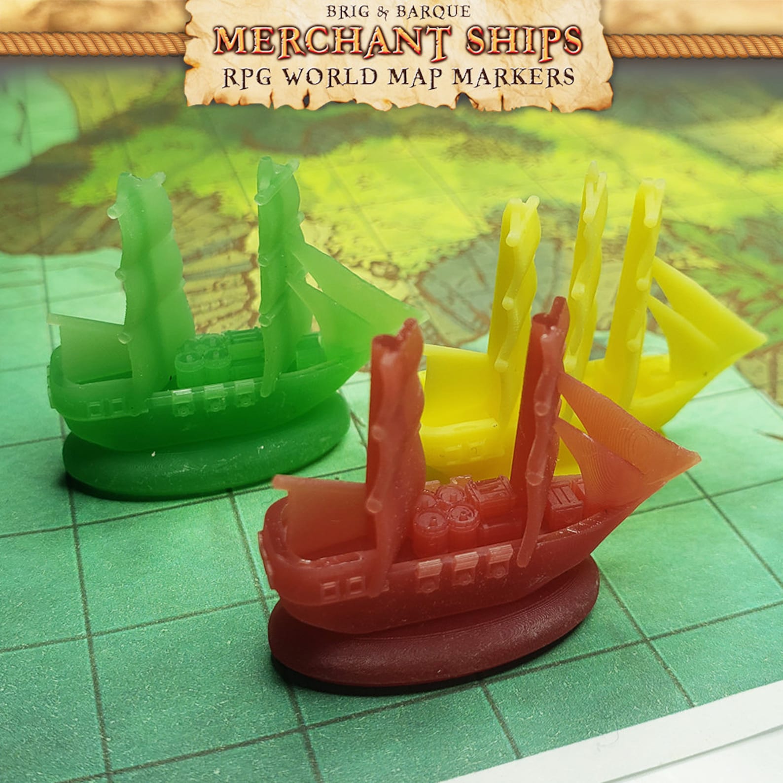 Multi-color Brig & Barc RPG World Map Markers Dungeons N - Etsy