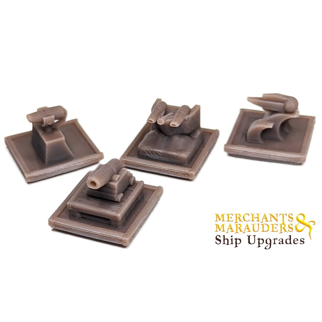 Merchants & Marauders Ship Modification Tokens 32pcs Upgrade Custom ...