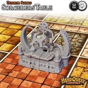 25mm Sorcerers Table Heroquest Compatible LED Light-up Scenery ...