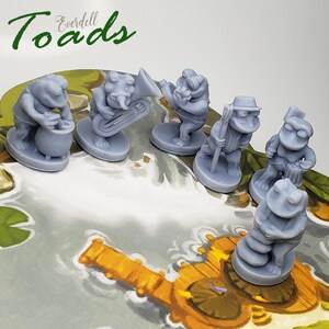 Toads 6pcs | Everdell Bellfaire Unofficial Upgrades, Toads, Cardinal ...