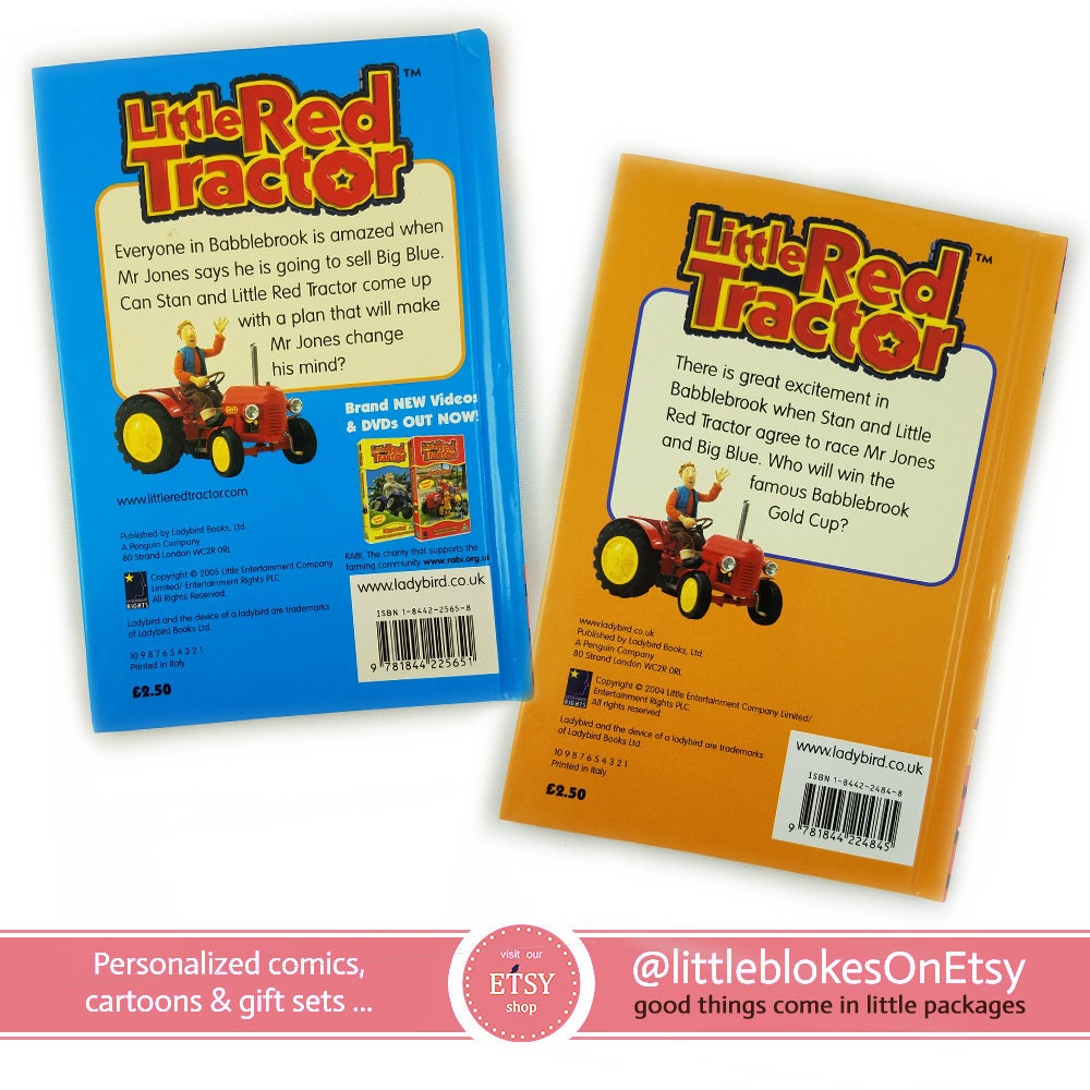 The Little Red Tractor Ladybird Book Gift Set, Gold Cup