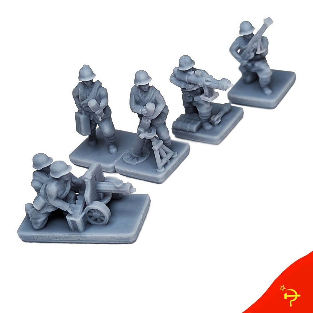 15mm Russian SWA Infantry Special Weapons Teams | 1/72nd World War 2 ...