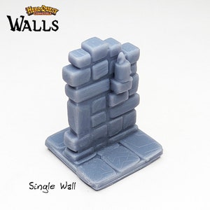Heroquest Blocked Walls 25mm Compatible HD Dungeon Terrain Miniature ...