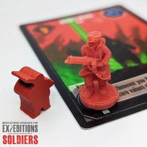 Soldiers for Scythe Expeditions 10pcs | Board Game Upgrades, 3D Printed ...