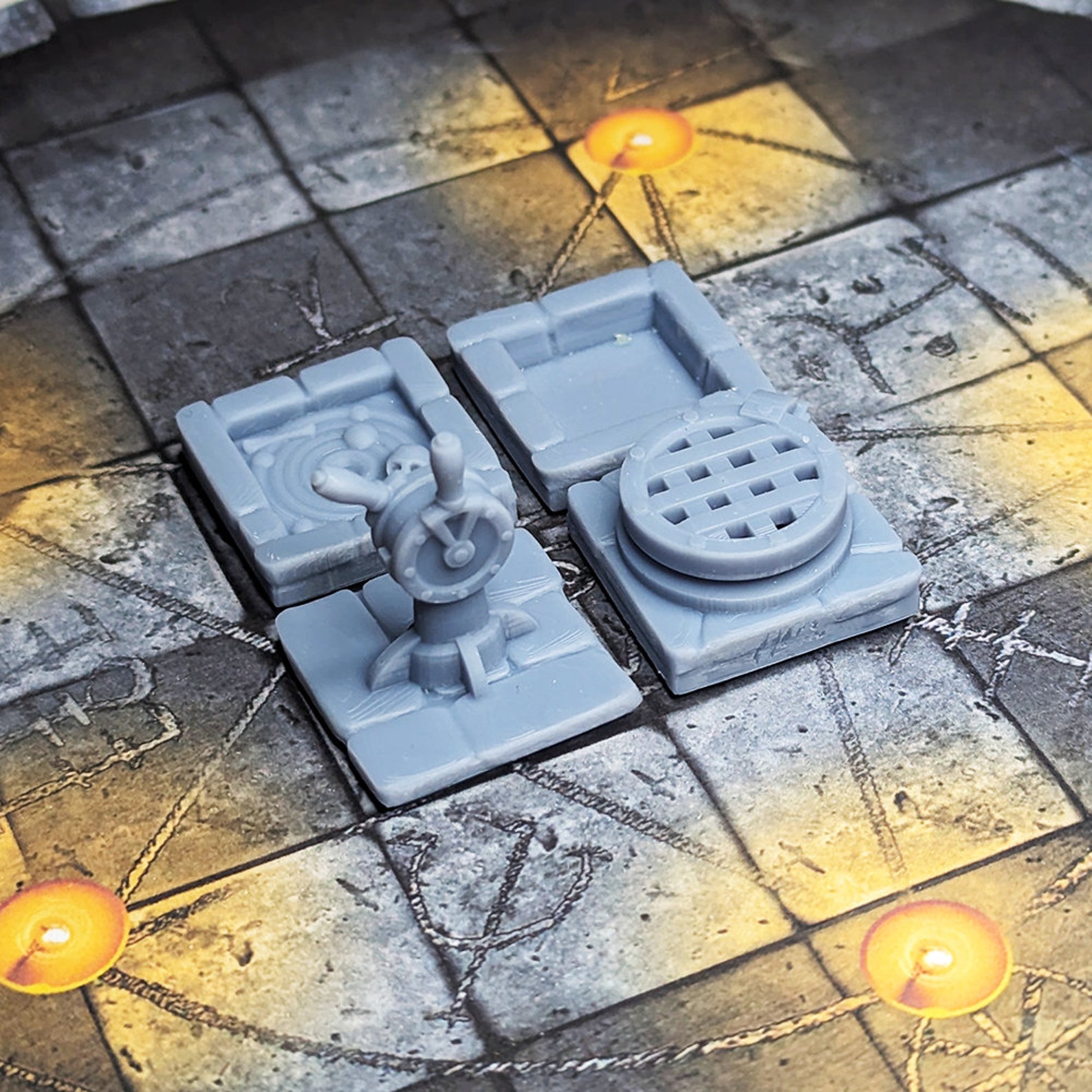 25mm Traps Heroquest Compatible Floor/wall HD Dungeon Terrain Miniature ...