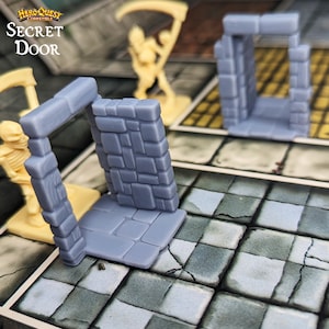 25mm Secret Doors Heroquest Compatible HD Dungeon Terrain Miniature ...