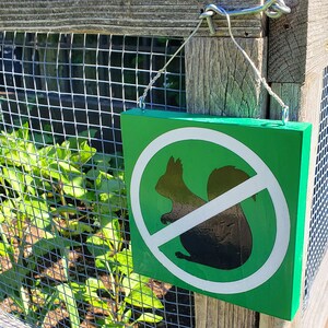 Garden Green No Squirrels Allowed No Entry Garden Sign | Yard Signage ...