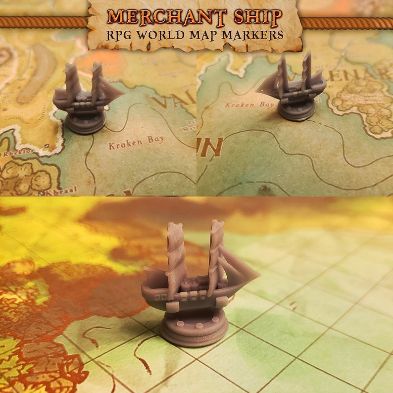 RPG World Map Markers for Dungeons & Dragons Trackers 8pcs | Dnd ...