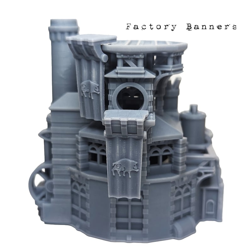 Scythe Factory Base Extension 3D Printed Model | Board Game, Nordic ...