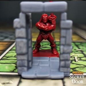 25mm Secret Doors Heroquest Compatible HD Dungeon Terrain Miniature ...