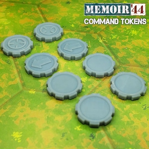 Action/fire Command Tokens | World War 2 Gaming TTRPG Scenery, Move ...
