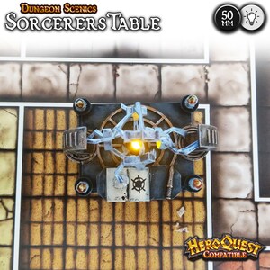 25mm Sorcerers Table Heroquest Compatible LED Light-up Scenery ...