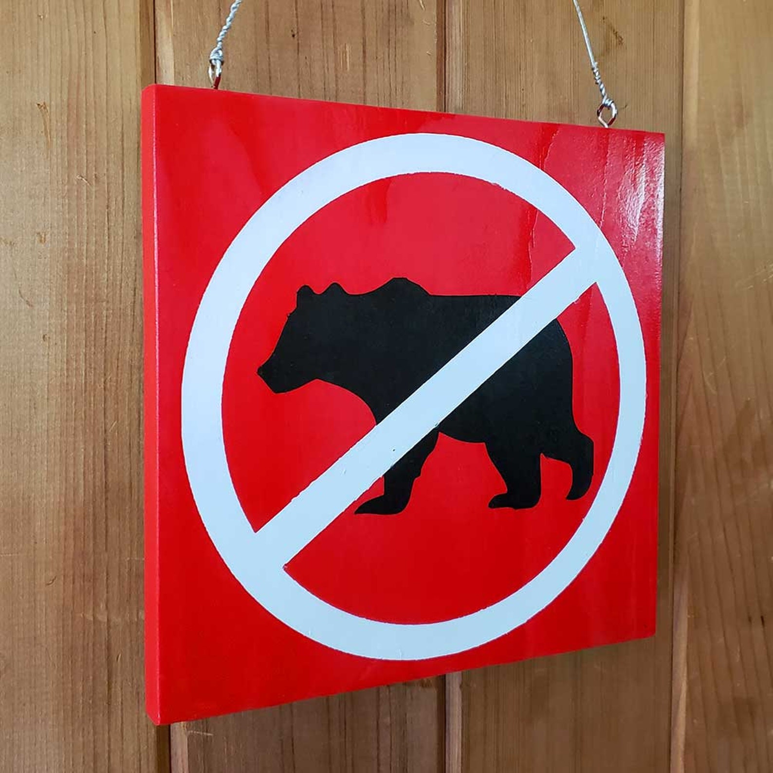 No Bears Allowed No Entry Garden Warning Sign Yard - Etsy