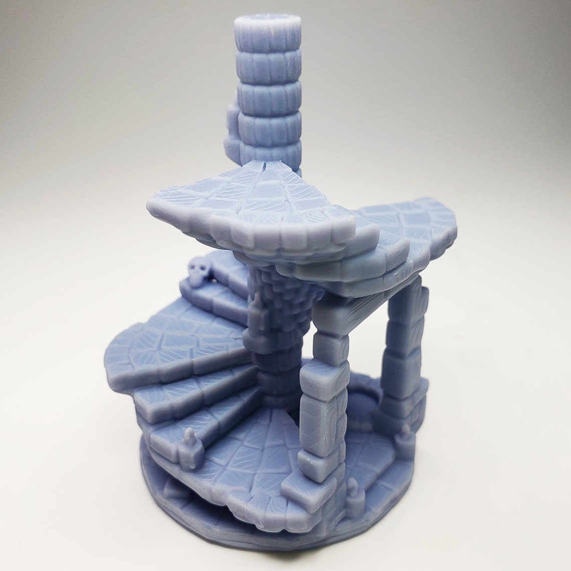 25mm Spiral Staircase Heroquest Compatible HD Dungeon Terrain Miniature ...