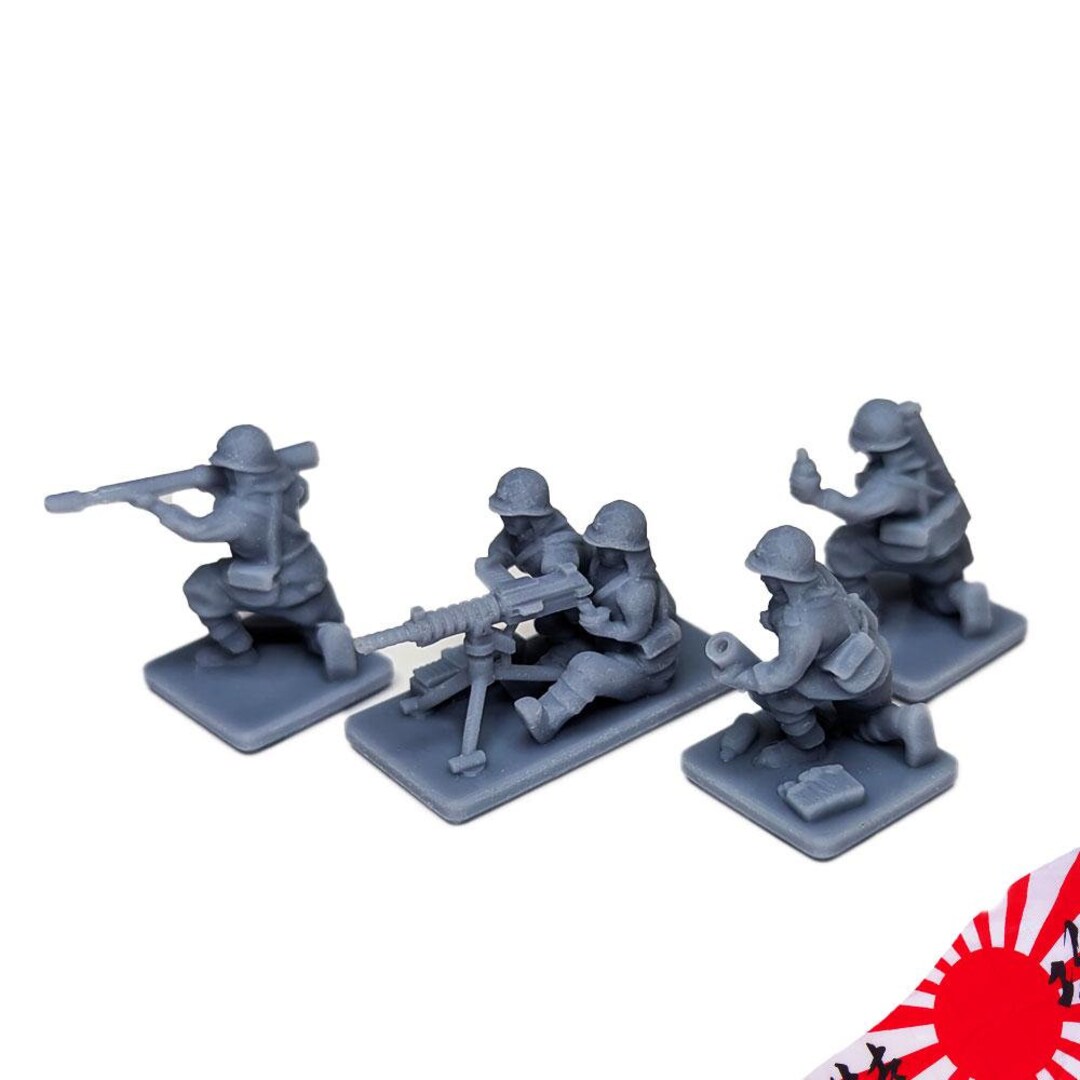 Japanese SWA Infantry Special Weapons Teams 15mm 20mm 1/72nd World War ...