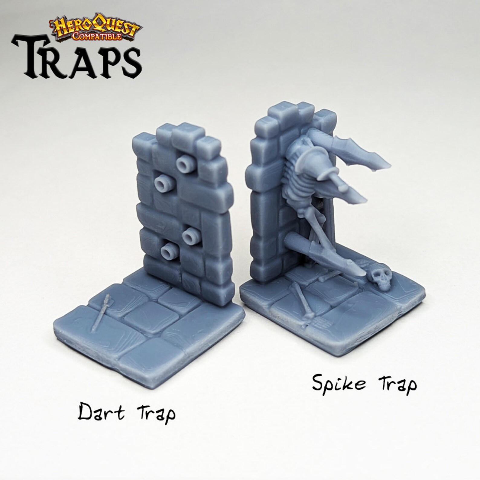 25mm Traps Heroquest Compatible Floor/wall HD Dungeon Terrain Miniature Dungeons & Dragons ...