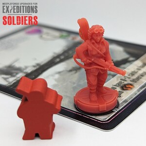 Soldiers for Scythe Expeditions 10pcs | Board Game Upgrades, 3D Printed ...